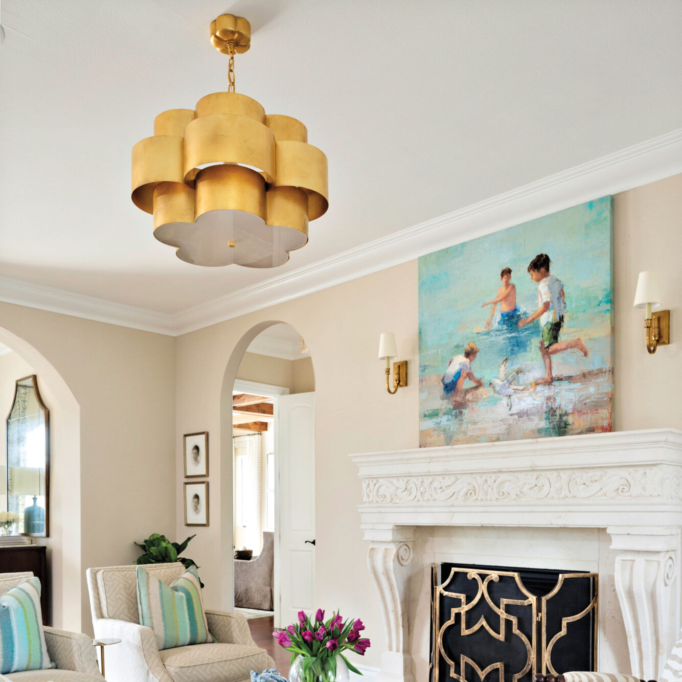 Effortlessly Elevate Your Living Room with These Ceiling Modern Design ...